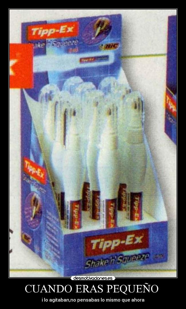 CUANDO ERAS PEQUEÑO | Desmotivaciones